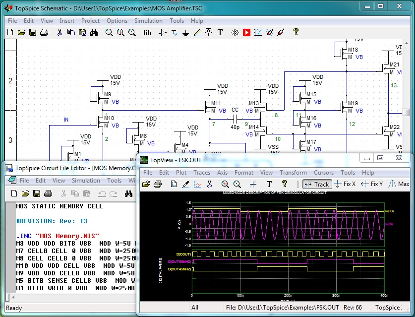 TopSpice Circuit Simulator Copyright c 1991 2023 Penzar Development TopSpice Circuit Simulator Copyright c 1991 2023 Penzar Development